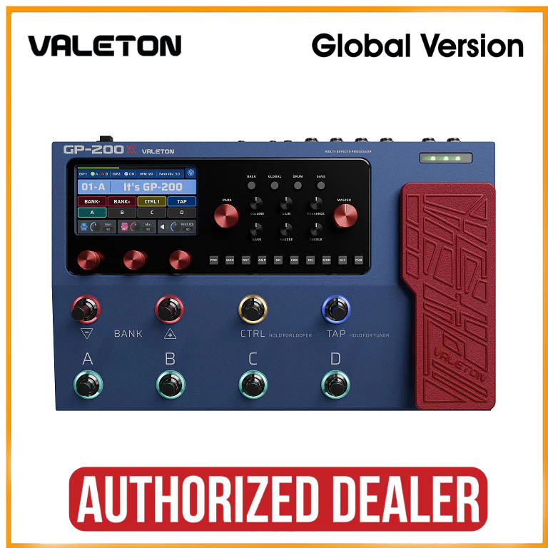 [Global Version] Valeton GP-200X 10th Anniversary Multi Effects Pedal ...