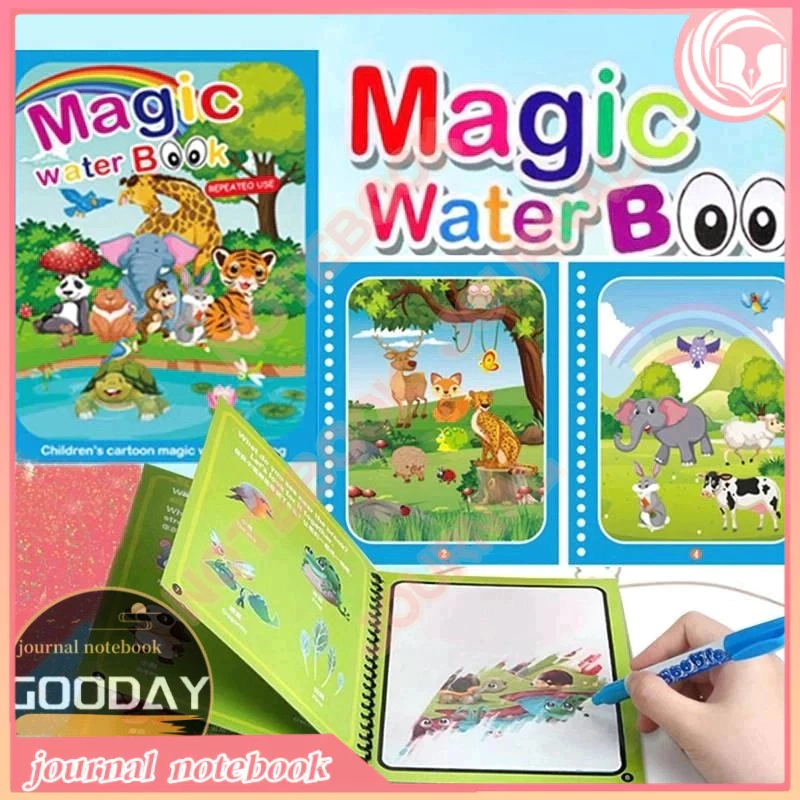 Magic Water Drawing Book For Kids Magic Pen Drawing Book Kids Painting ...