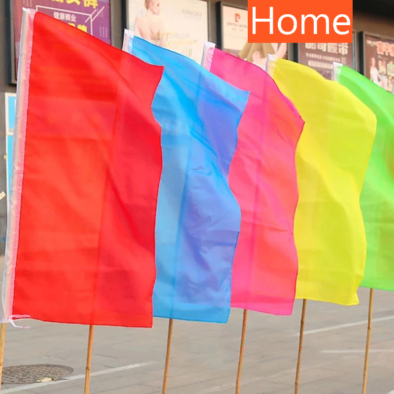 10 Pcs 5-color fiesta flags decorative flags Colorful vertical flags ...