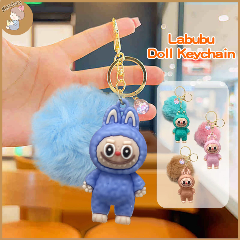 Kissdora Labubu Keychain Stuffed Toy Anime Sheep Keychain For Bag Cute ...
