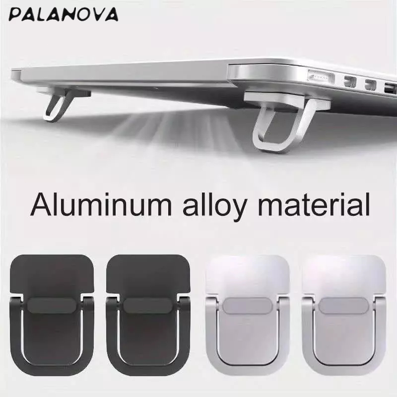 2PCS Mini Foldable Laptop Stand, Portable Computer Keyboard Riser with ...