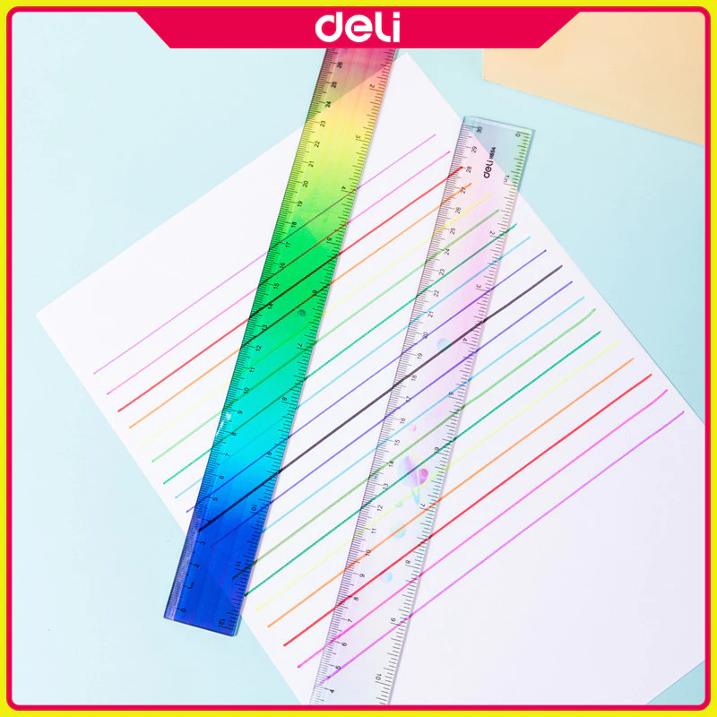 Deli Student Ruler Stationery EH654 School Supplies | Shopee Philippines