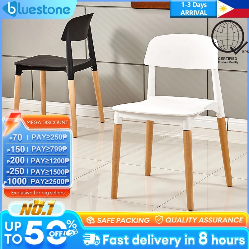 Nordic Chair Plastic Chair For Study Table Dining Chair Stackable Home ...