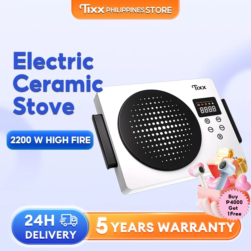 Tixx Electric Ceramic Stove Infrared Induction Cooker Heater Burner ...
