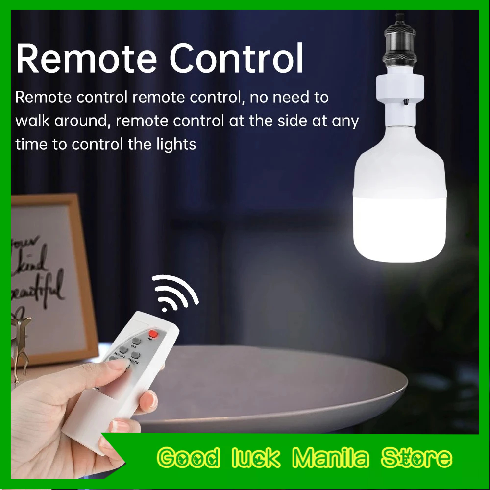 Smart Remote Control Light Switch Lamp Wireless Timer Holder Bulb Base ...