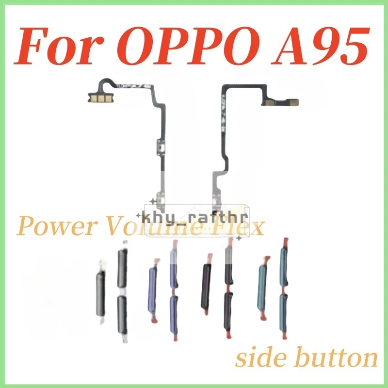 Power Volume Side Keys Switch On OFF Power Volume Buttons Flex Cable For OPPO A95 4G | Shopee ...