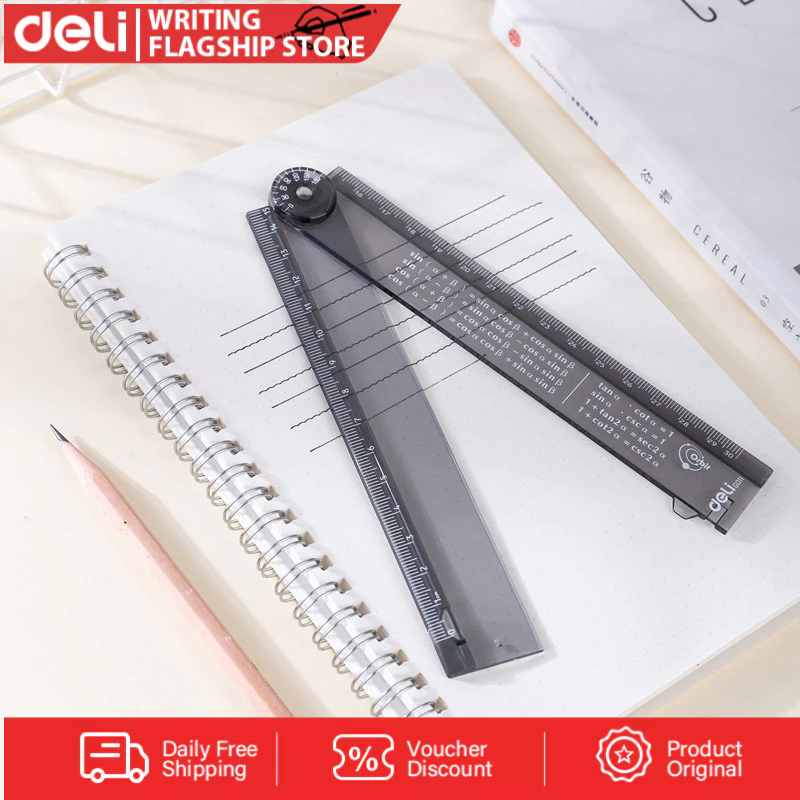 Deli EG01102 15-30cm Folding Ruler | Shopee Philippines