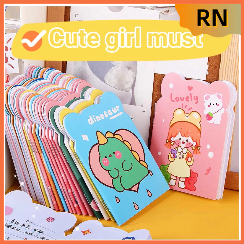 A6 Mini Notebook Cute Cartoon Design Random Small Notepad Children ...