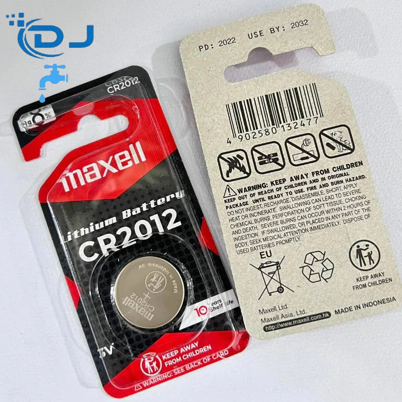 CR2012 3v Original Maxell Lithium Battery Coin Cell Battery (1piece ...