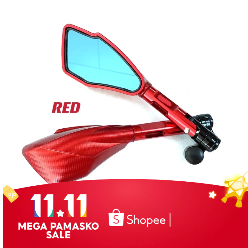 1Pair Universal Side Mirror White Glass CNC Alloy side mirror for ... 1Pair Universal Side Mirror White Glass CNC Alloy side mirror for ...