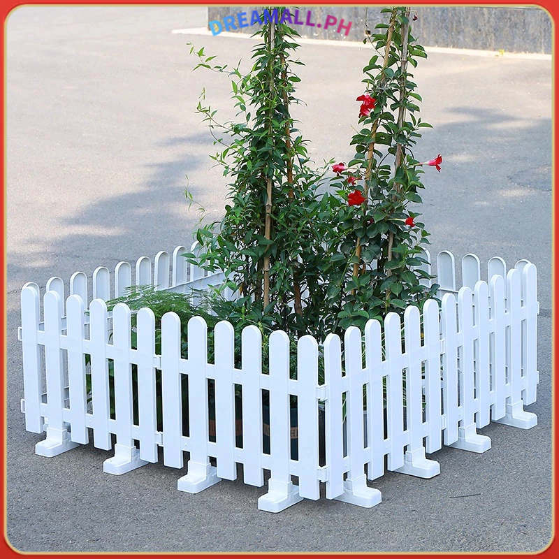 [Ready] 50*30cm White Plastic Fence Indoor or Outdoor Garden Fence ...