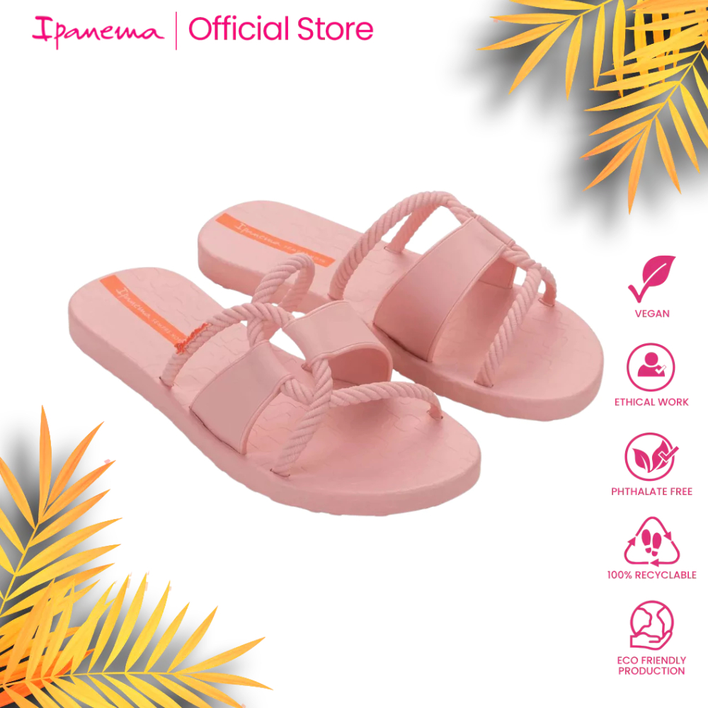 Ipanema Diversa Slide AD Light Pink Orange Womens Sandals | Shopee ...
