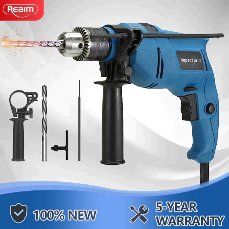 REAIM Impact Drill Original Variable Speed High Power Tool | Shopee ...