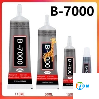 JBM 3ML 15ML 50ML 110ML B7000 Glue Transparent Contact Phone Repair Glue Universal Glass Plastic ...
