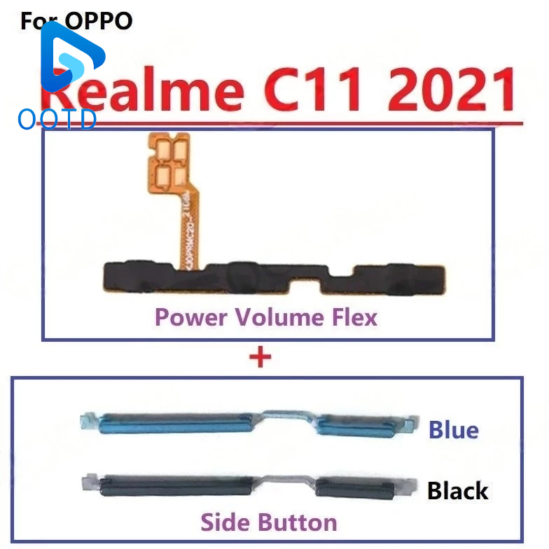 Power button For Realme C11 2021 ON OFF Volume button flex | Shopee ...