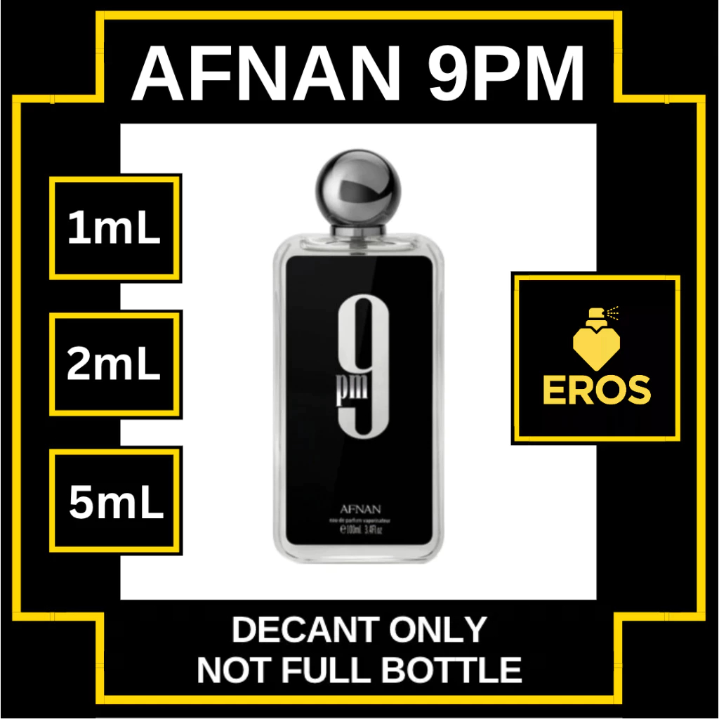 Afnan 9pm 1mL 2mL 5mL decant sample perfume tingi EROSPH FRAGRANCE ...