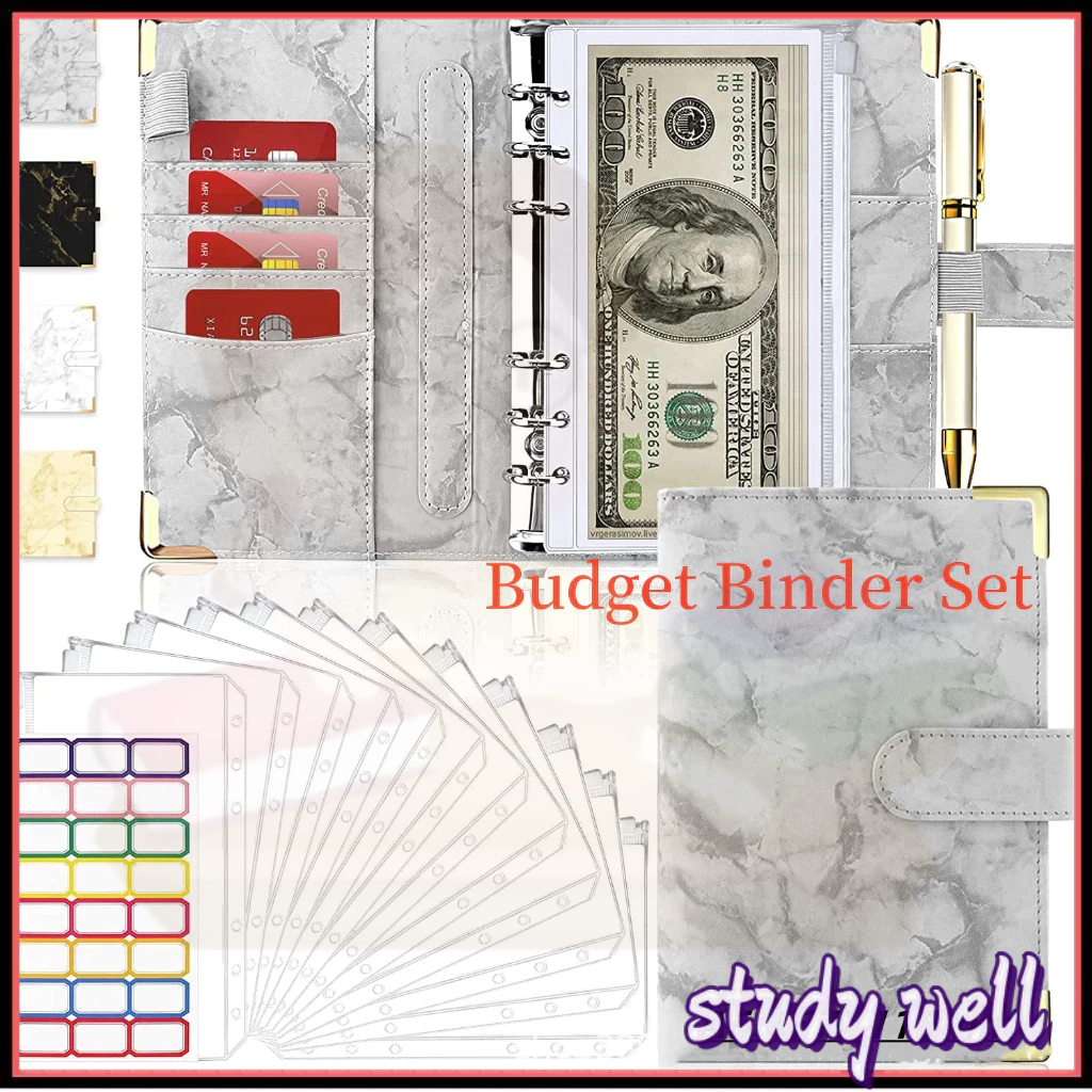 A6 money organizer wallet with label budget wallet ipon challenge ...