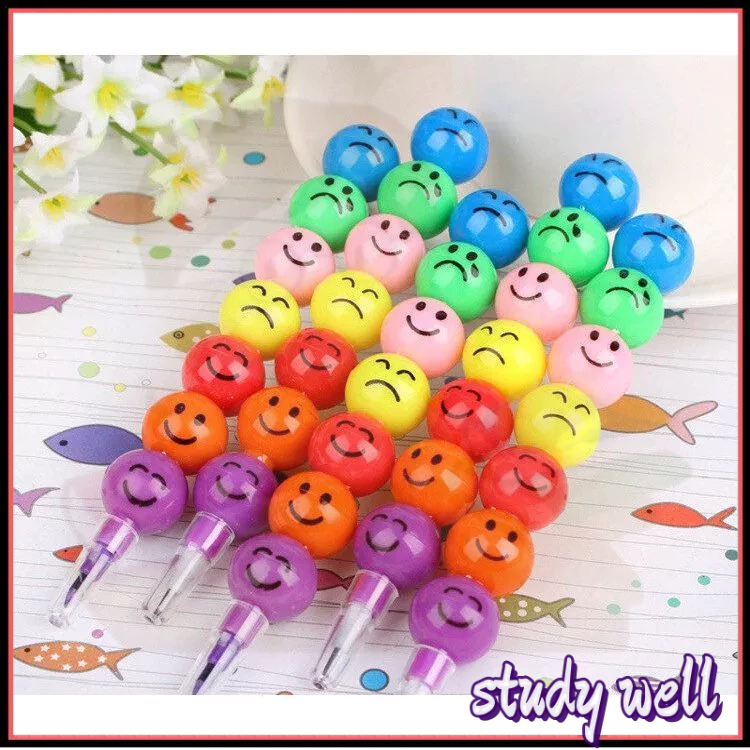 7-Colors Crayons Colored Pecnils 7 IN 1 Kids Gift Nice Crayon School ...
