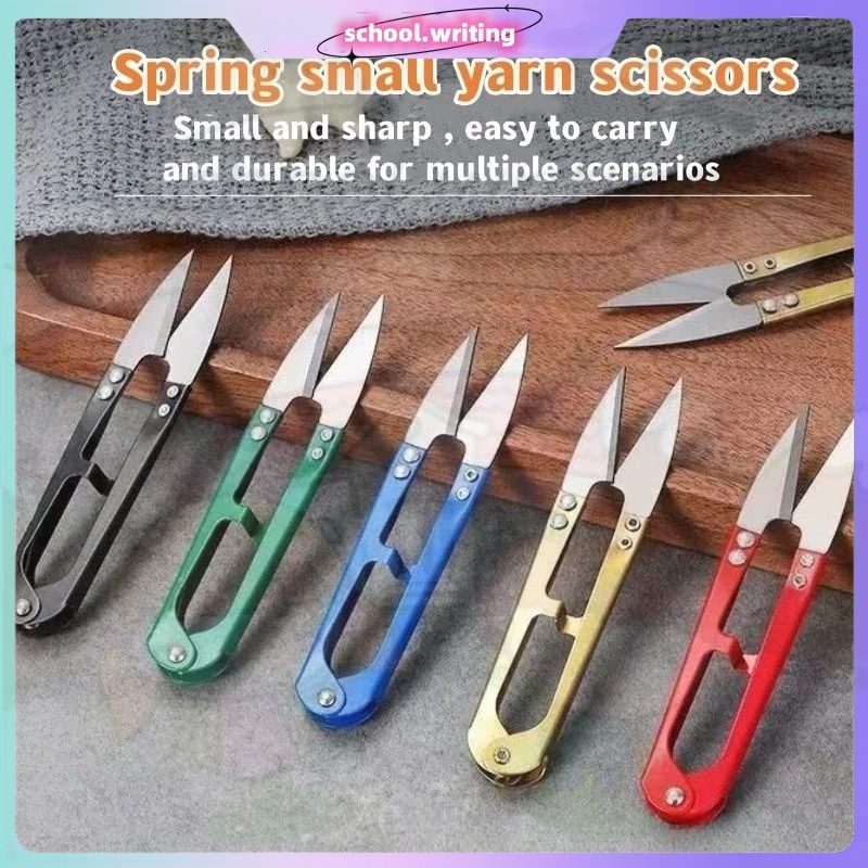 U Shape Thread Trimmer Cutter Spring Scissor Embroidery Sewing Snips ...
