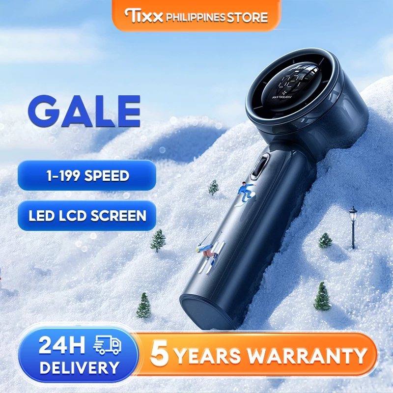 Tixx Brushless Turbo Fan 12Hour 100-Speed Portable fan 4500/6000mah ...