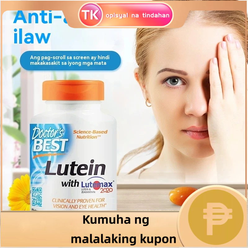 Doctor's Best, Lutein with Lutemax 2020, 20 mg, 60 Softgels-TK | Shopee ...
