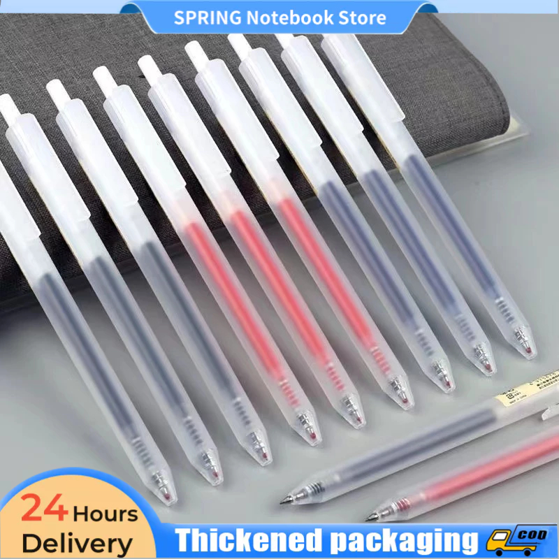 Transparent Pen Student Exam Quick pens Drying Rollerball Black Blue ...