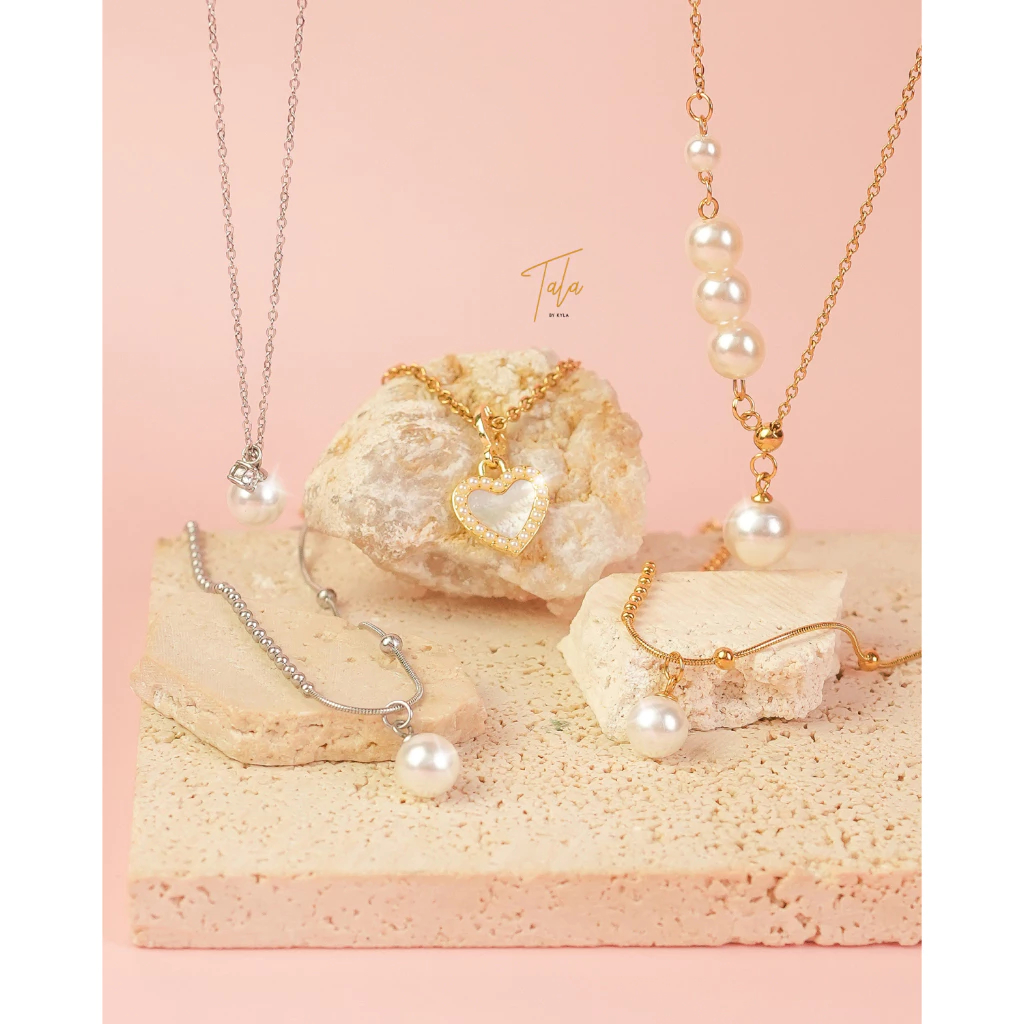 TALA by Kyla Enchanted Pearl Collection Stainless Steel Hypoallergenic ...