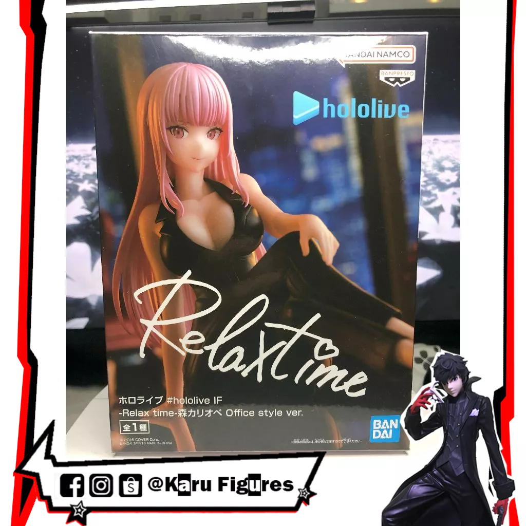 Authentic Mori Calliope Relax Time Figure (Office Style Ver) - Hololive | Shopee Philippines
