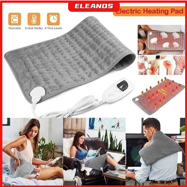 Pain Relief Back Effective Electric Heating Pad Neck Portable ...