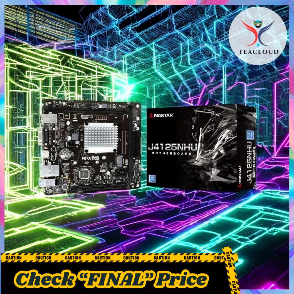 BIOSTAR J4125NHU Mini ITX Motherboard | Shopee Philippines