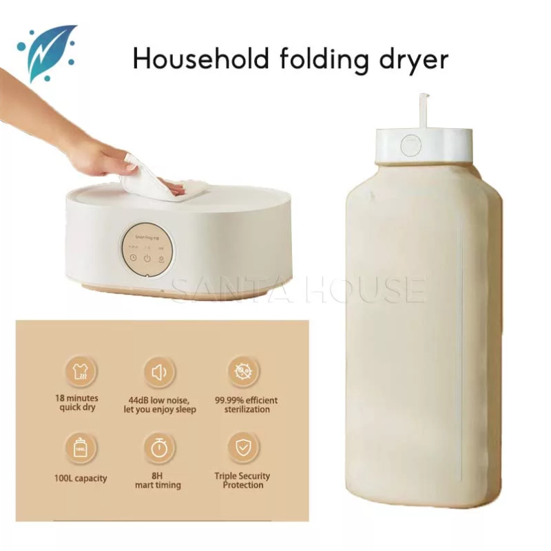Foldable Dryer Household Clothes Dryer Small Portable Dryer Baby ...