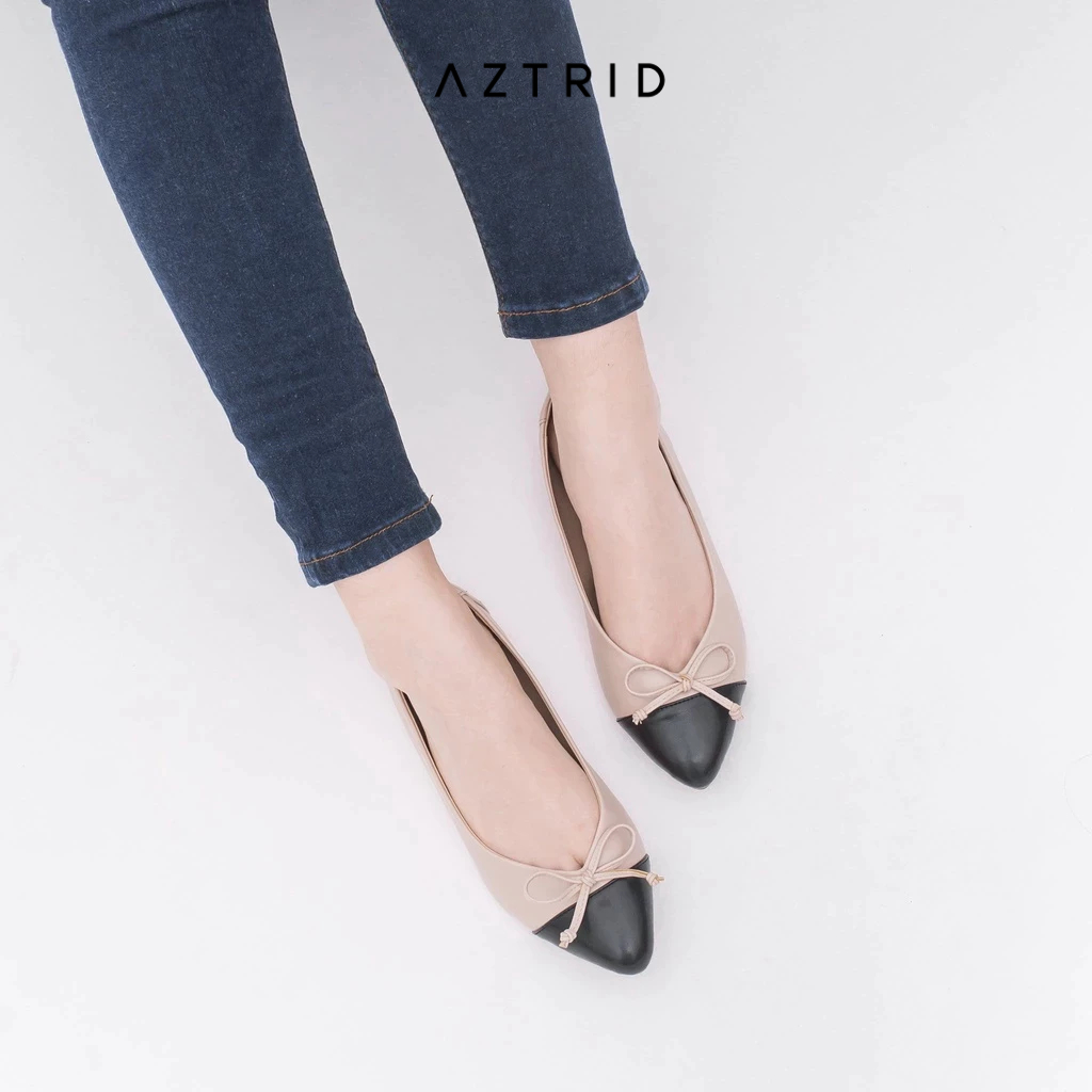 Aztrid Claire Women Bow Captoe Flat Casual DollShoes | Shopee Philippines