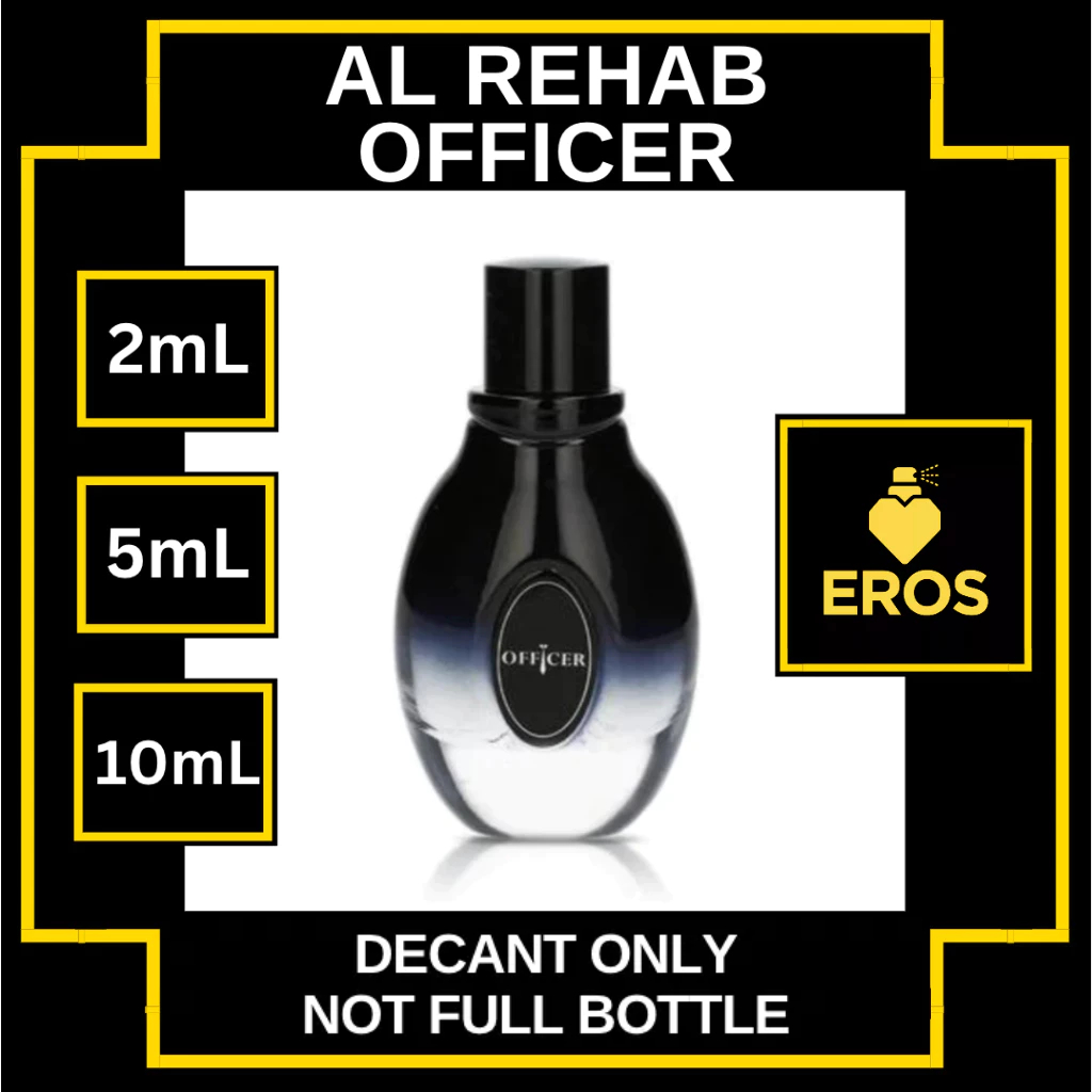 Al Rehab Officer 1mL 2mL 5mL DECANT perfume sample vial repacked EROS ...