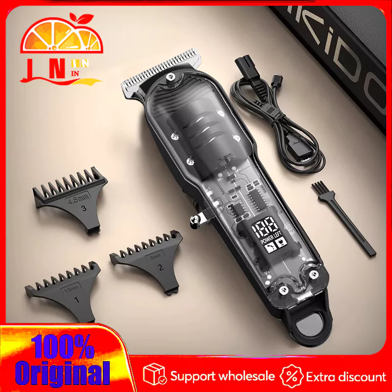 Professional Electric Hair Clippers Razor Trimmer Rechargeable ...