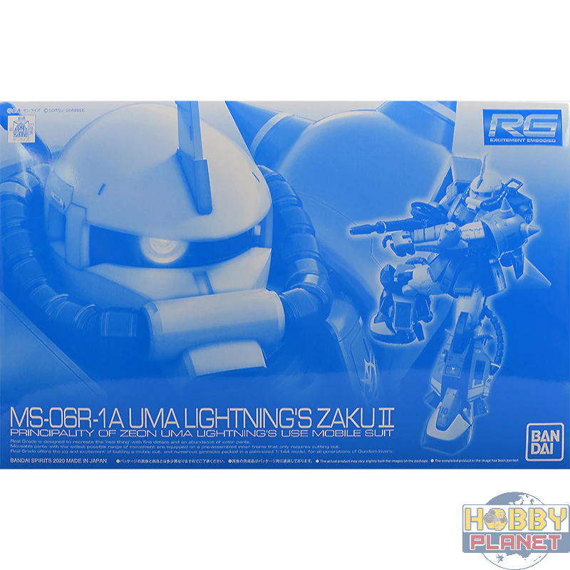 P-Bandai RG 1/144 MS-06R-1A Uma Lightning's Zaku II | Shopee Philippines