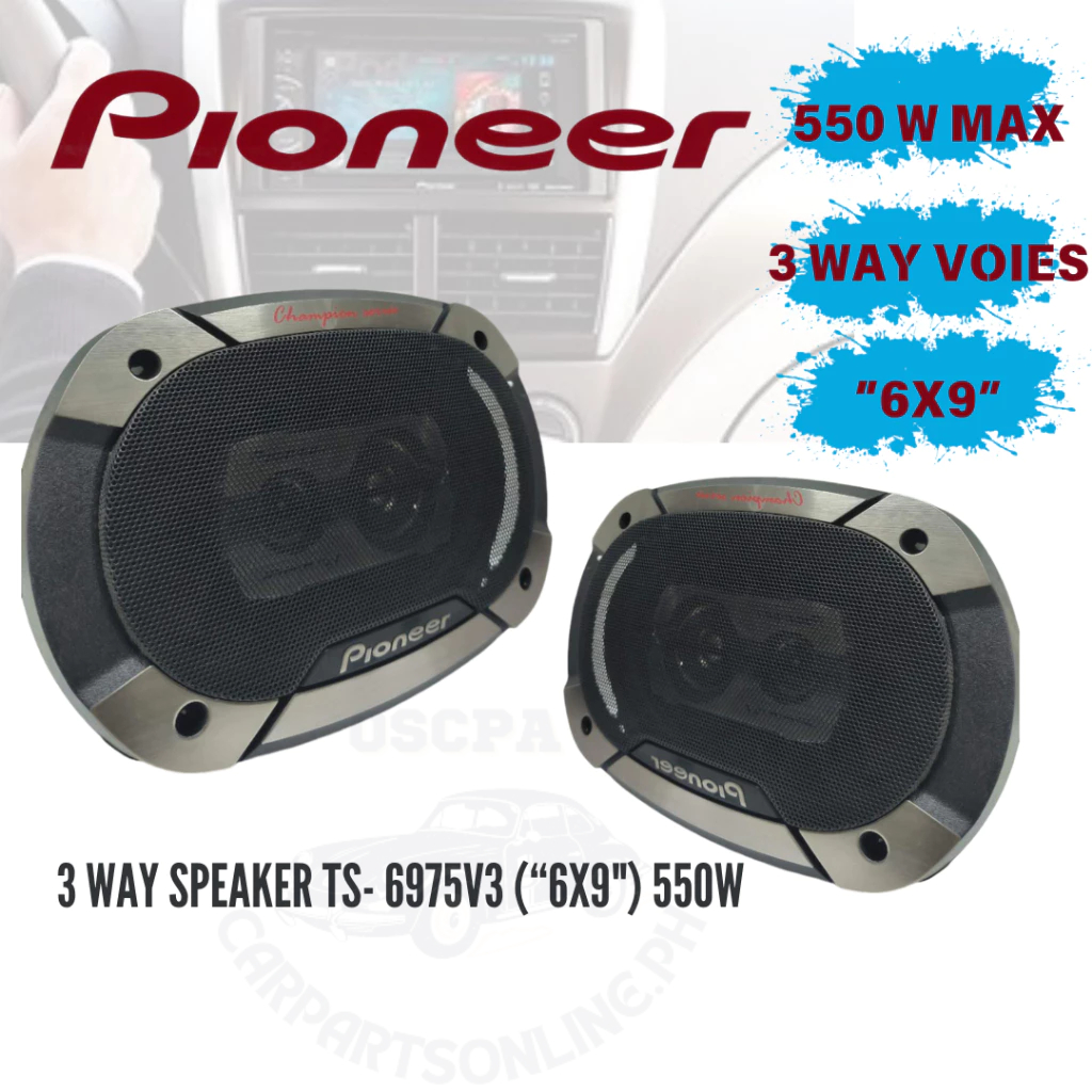 OSCPA 3 WAYS SPEAKER TS-A6975 V3 (''6X9'') 550W (#10622) | Shopee ...
