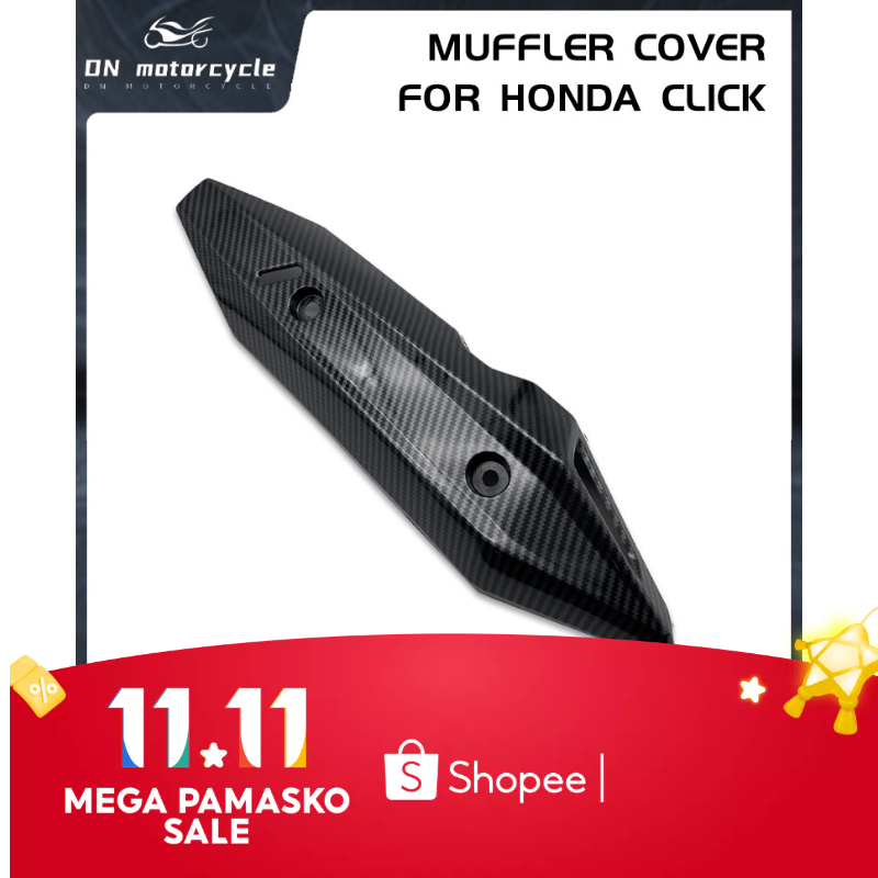 Muffler Cover Heat Guard For Honda Click 125i/150i Carbon v1 v2 ...