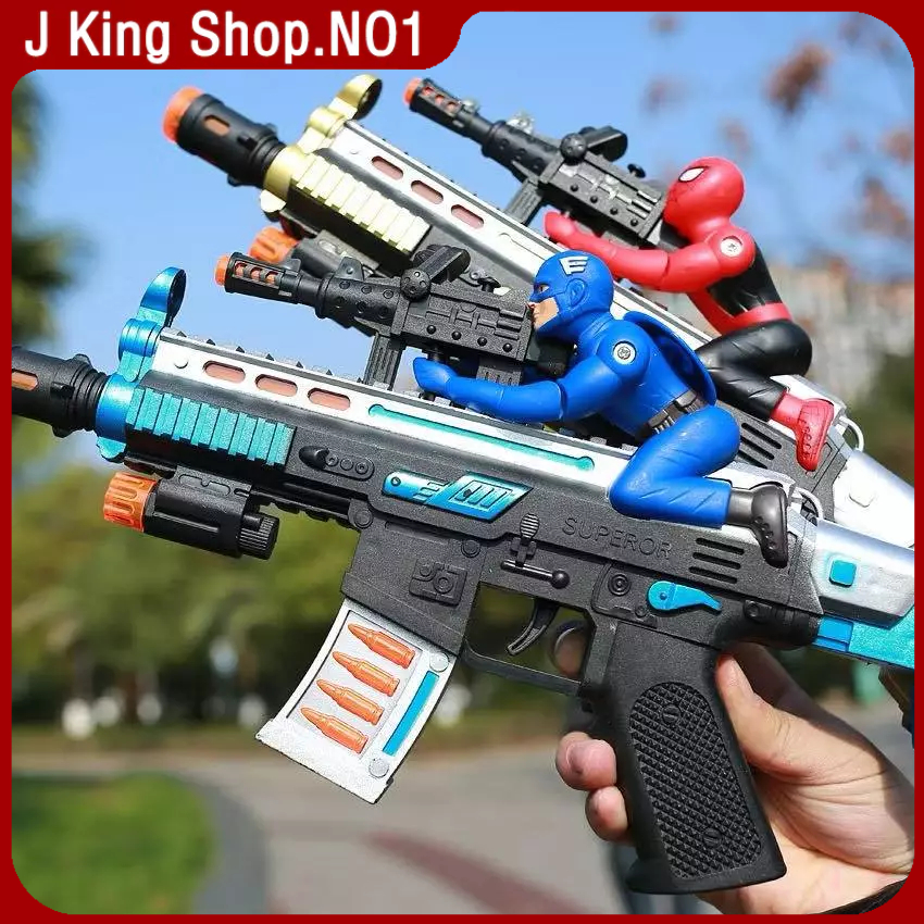 J King #Children's Electric Voice Gun For Kids Boys Play Toy With Sound ...