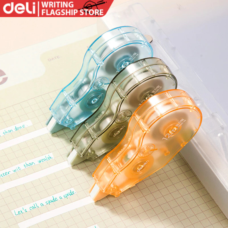Deli VR80 6/12M Labor-saving Correction Tape | Shopee Philippines