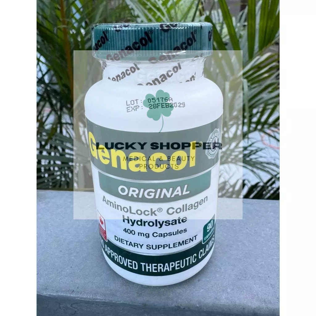 Genacol Original Aminolock Collagen Hydrolysate 400mg 90 capsules | Shopee Philippines