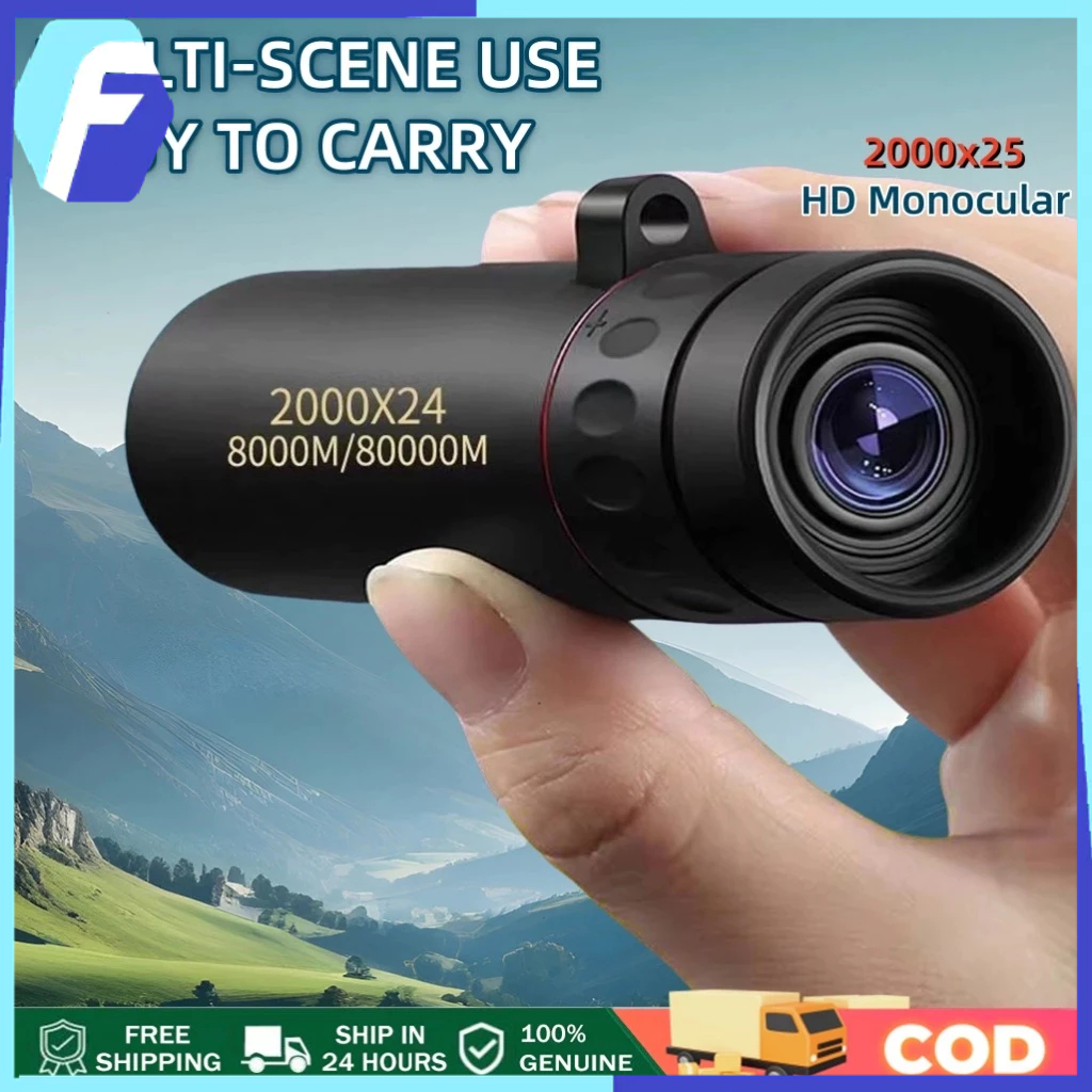 2000X25 Mini Portable Pocket High Definition Monoculars Night Vision ...