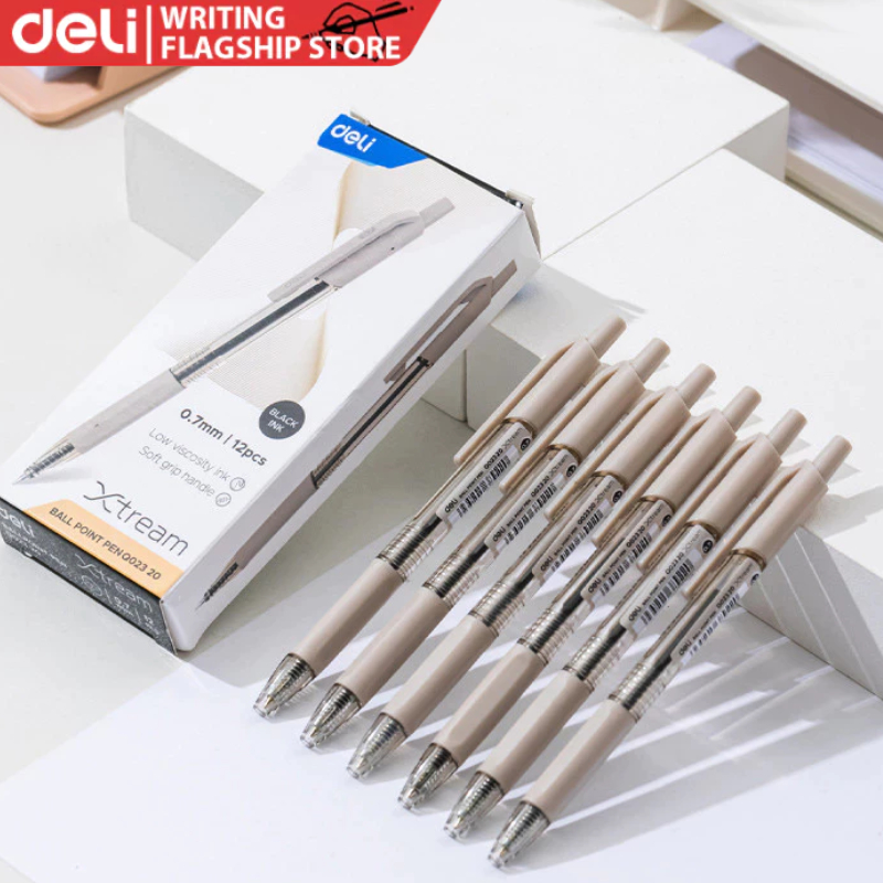 Deli EQ02320 0.7mm Medium Oil Pen Bullet Head 1PC | Shopee Philippines
