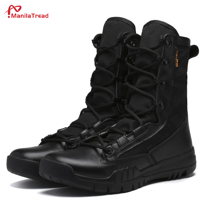 Original Breathable Knight Boots Swat Tactical Boot PDRM Bomba Army men ...