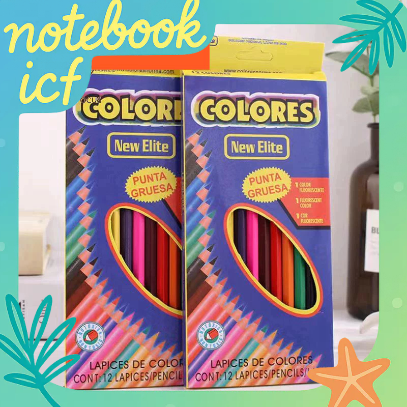 12 water-soluble anti-drop not easy to fade color pencil set student ...
