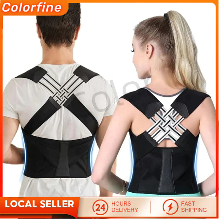 Back Posture Corrector Adjustable Open Shoulder Anti-camel Correction ...