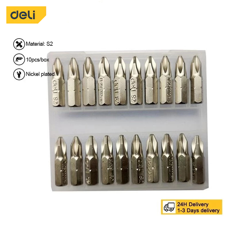 Deli Tool Magnetic Screw Driver Bit Set | Shopee Philippines