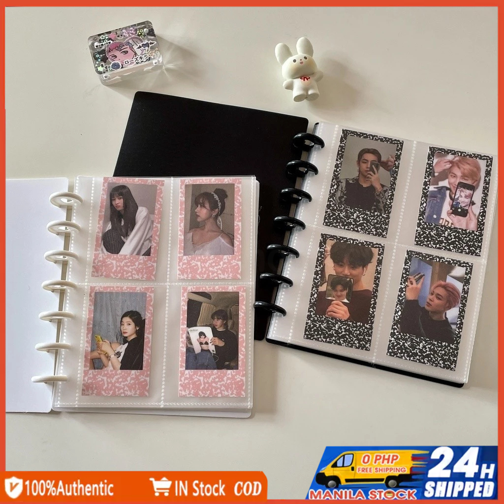 A5 A4 Mushroom Button Binder Album 80 Pockets 3inch Photocard Storage ...