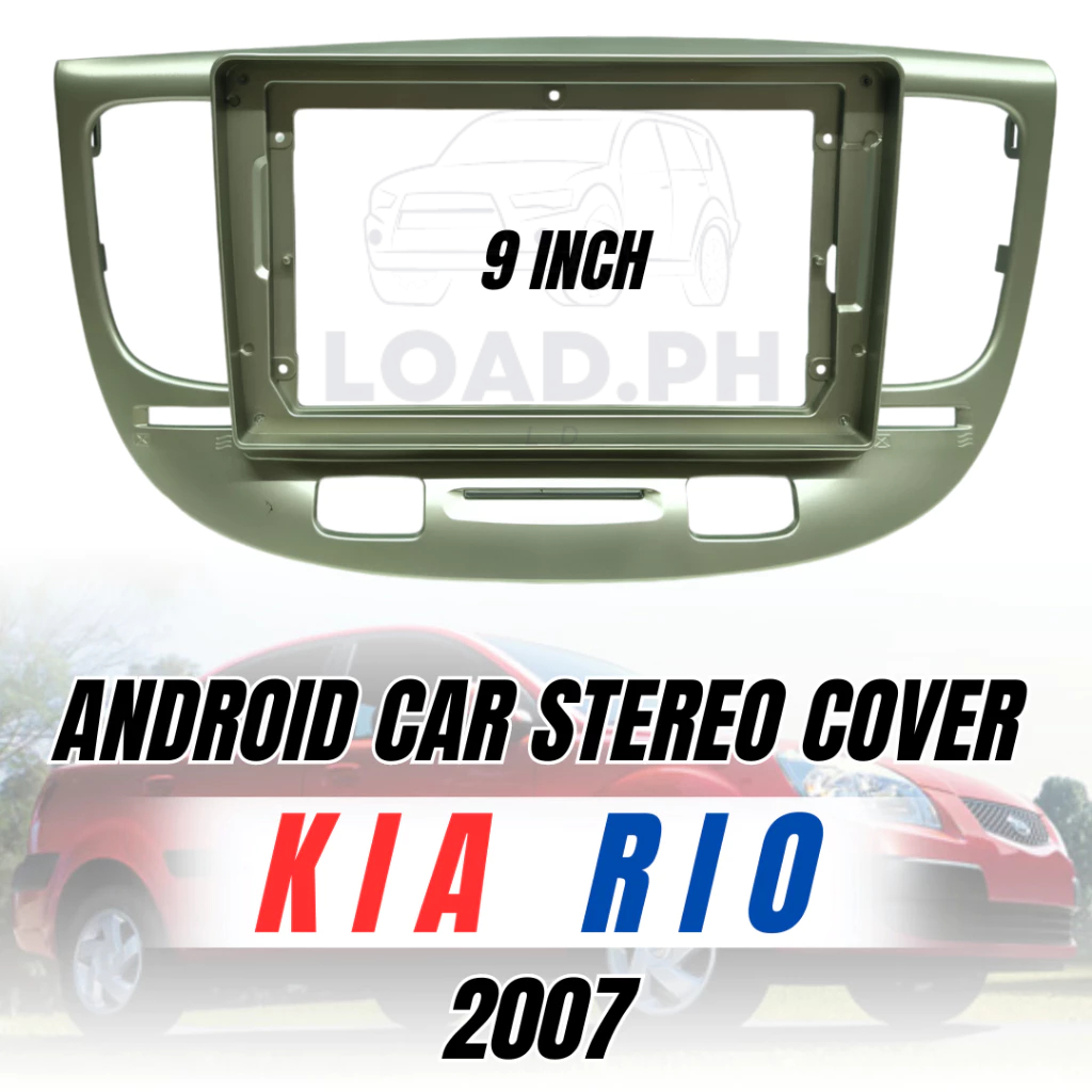 LD ANDROID CAR STEREO COVER 9INCH KIA RIO 2007 WITH STEREO WIRE HARNESS ...