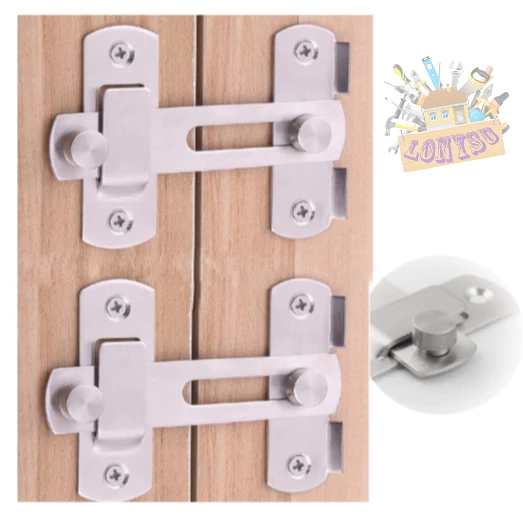 Lonysu.Ph Heavy Duty Stainless Steel Bar Latch,Safety Door Bolt Latch ...