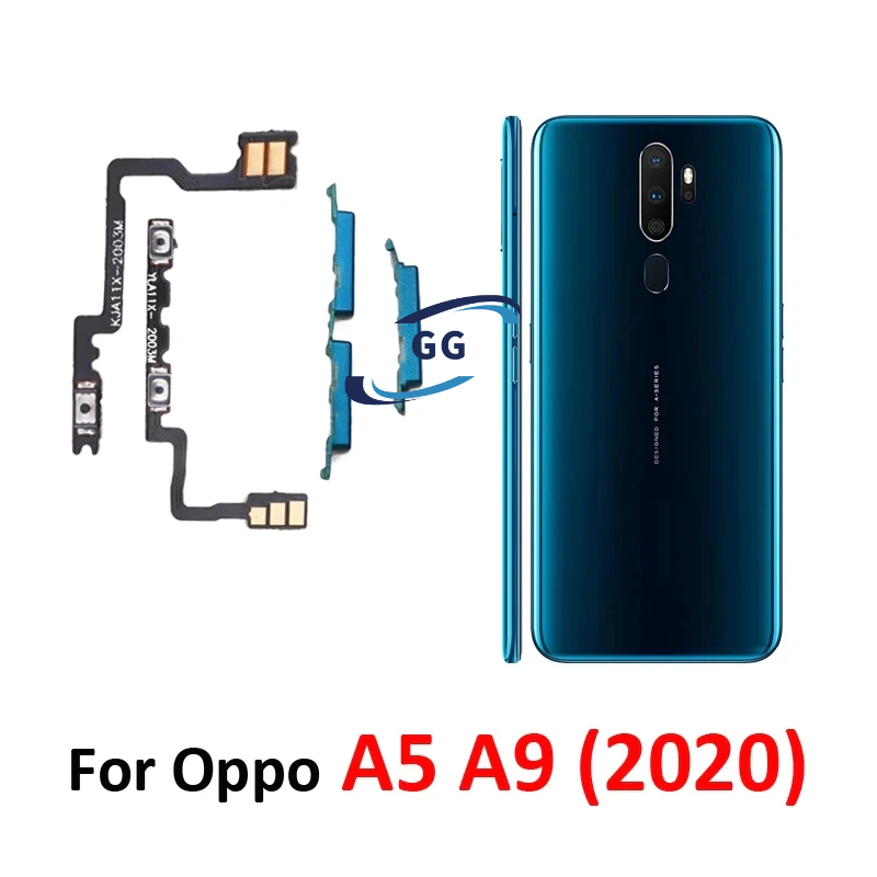 Phone Housing Power Volume Button For Oppo A5 A9 2020 New On Off Up ...